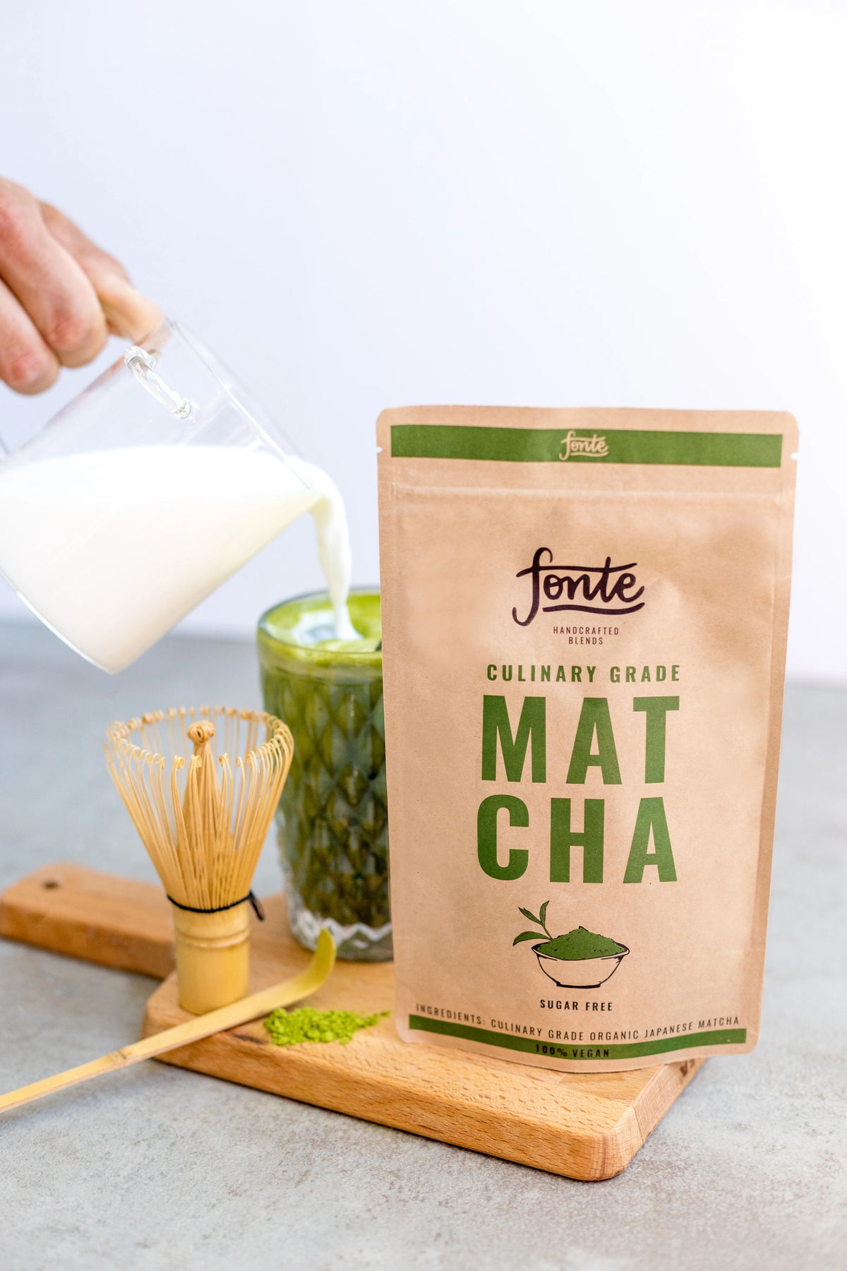 Green Matcha Latte Powder 250g – Bravo Tango Coffee
